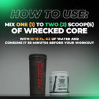 Wrecked Core pre-workout for improved focus
