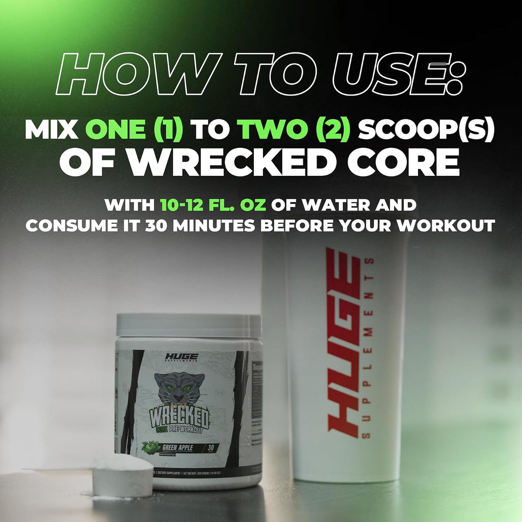 Wrecked Core pre-workout for muscle performance
