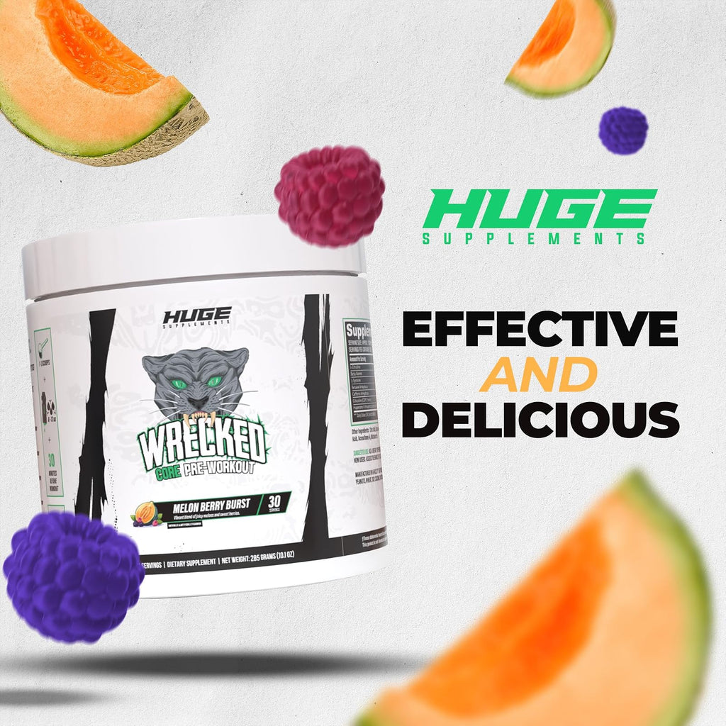Wrecked Core pre-workout for muscle pump