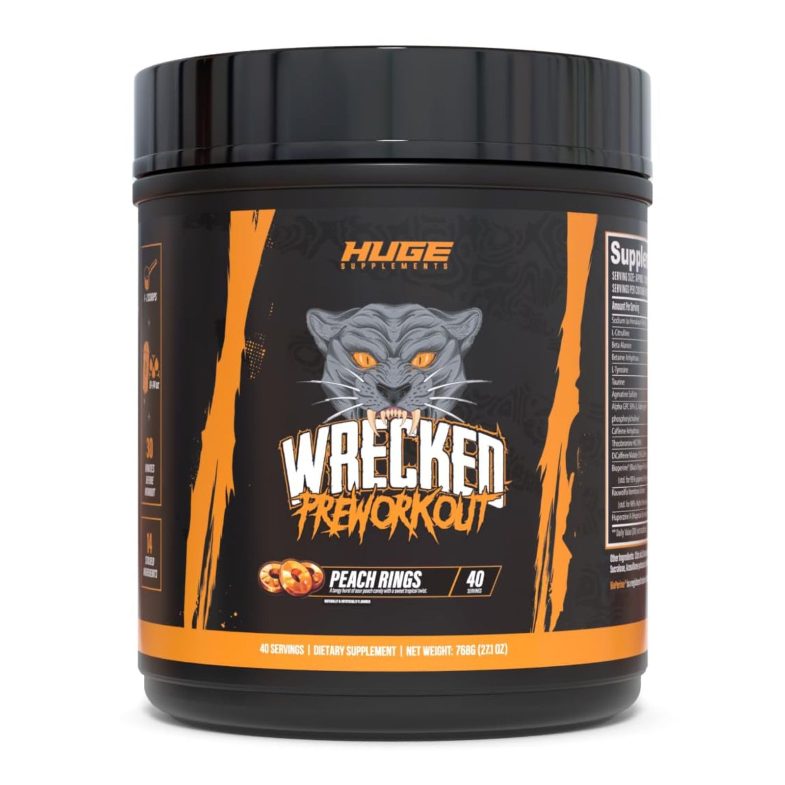 Wrecked pre-workout energy boost