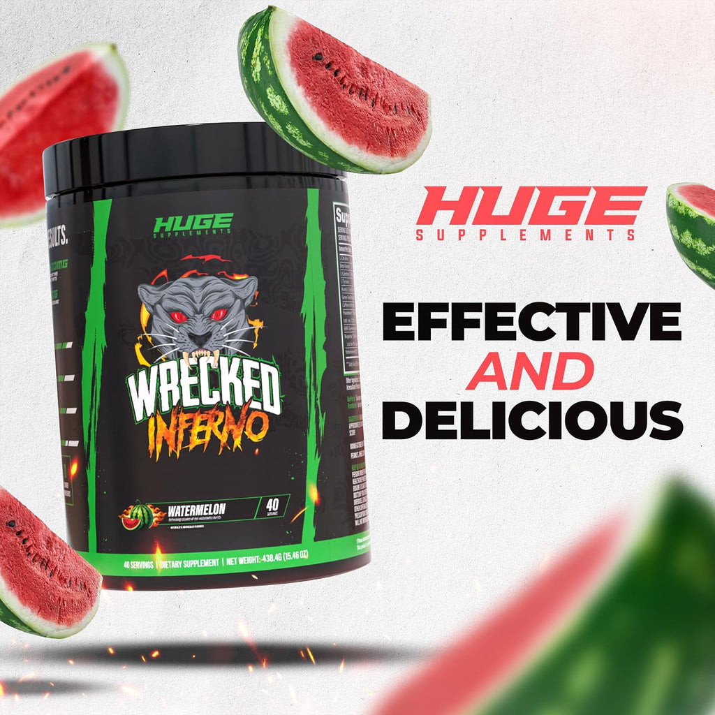 Wrecked pre-workout enhances focus and motivation
