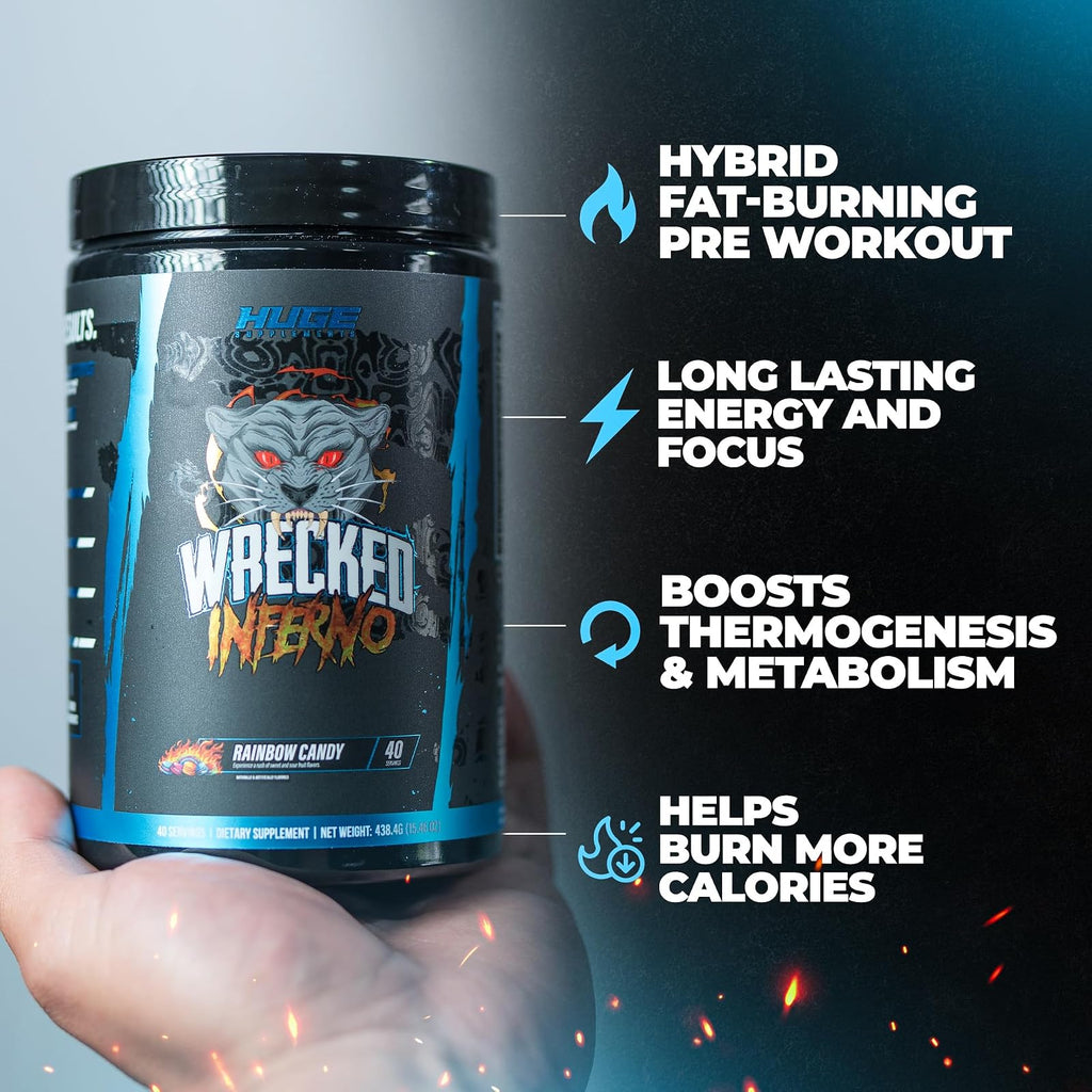 Wrecked pre-workout enhances workout performance
