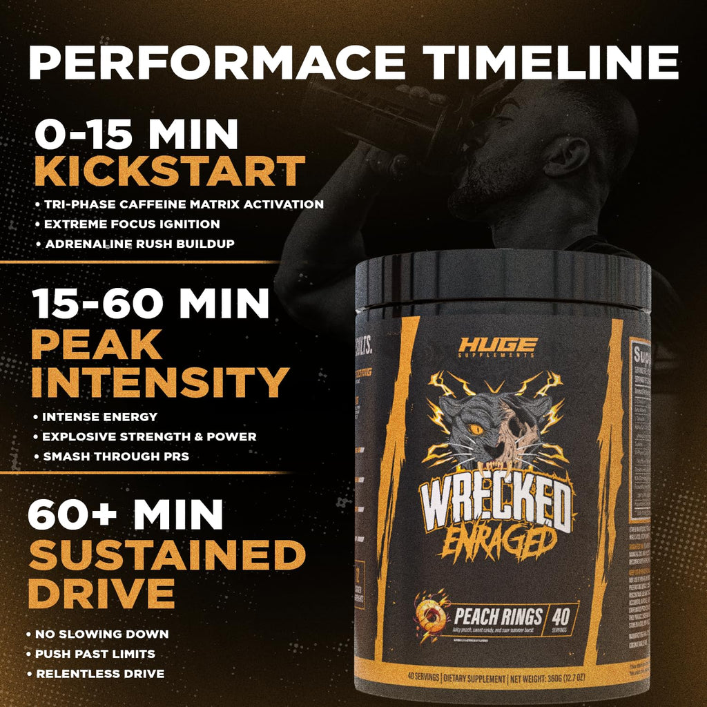 Wrecked pre workout for endurance boost