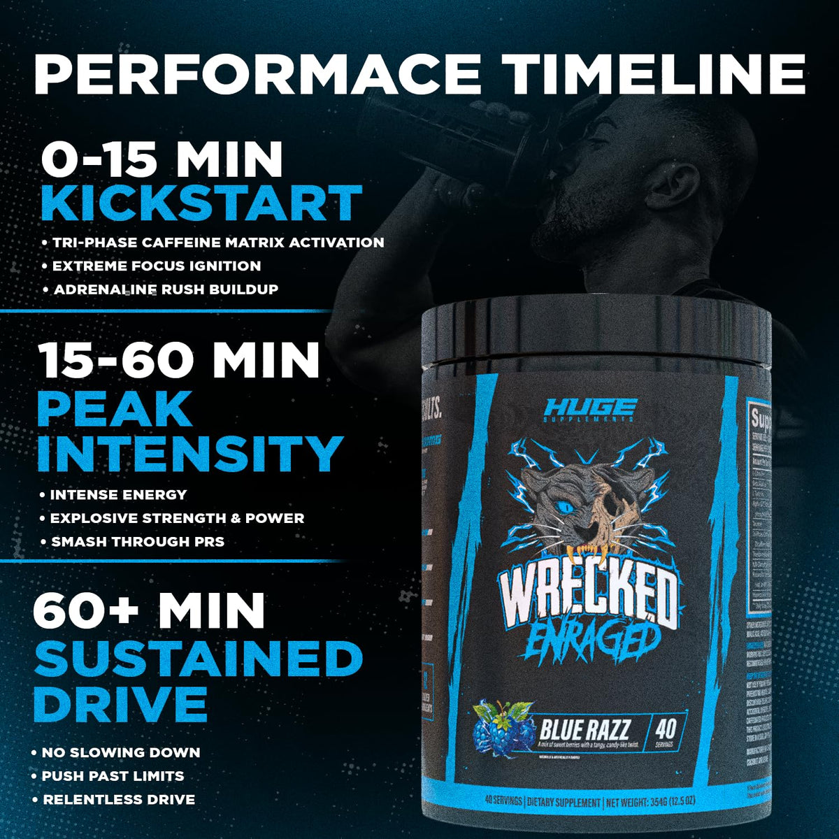 Wrecked pre workout for endurance