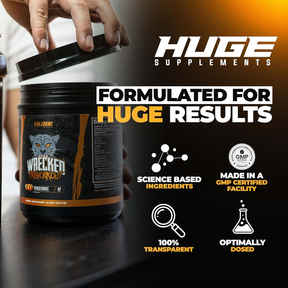 Wrecked pre-workout for endurance