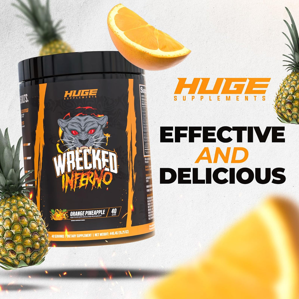 Wrecked pre workout for increased stamina