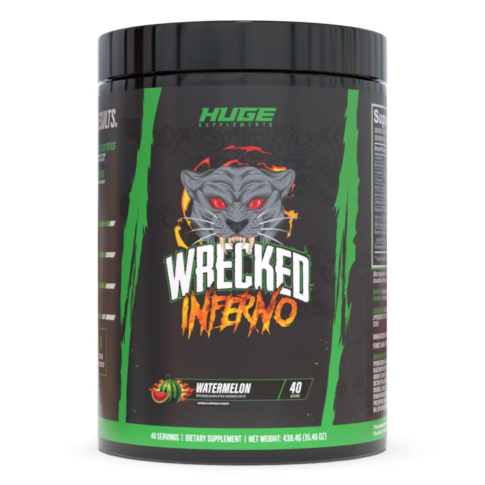 Wrecked pre-workout for intense energy