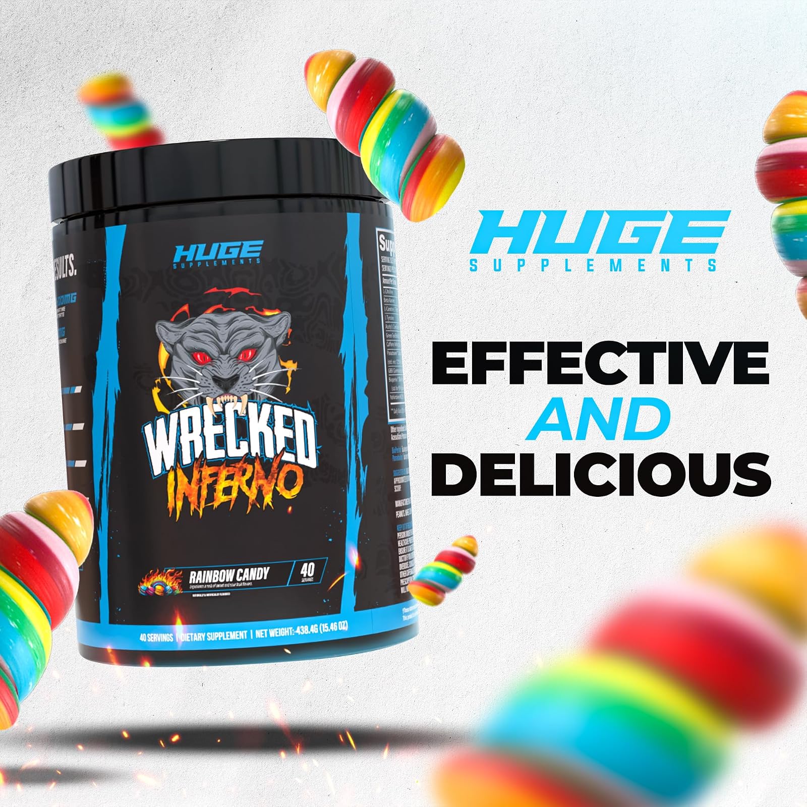 Wrecked pre-workout for intense focus