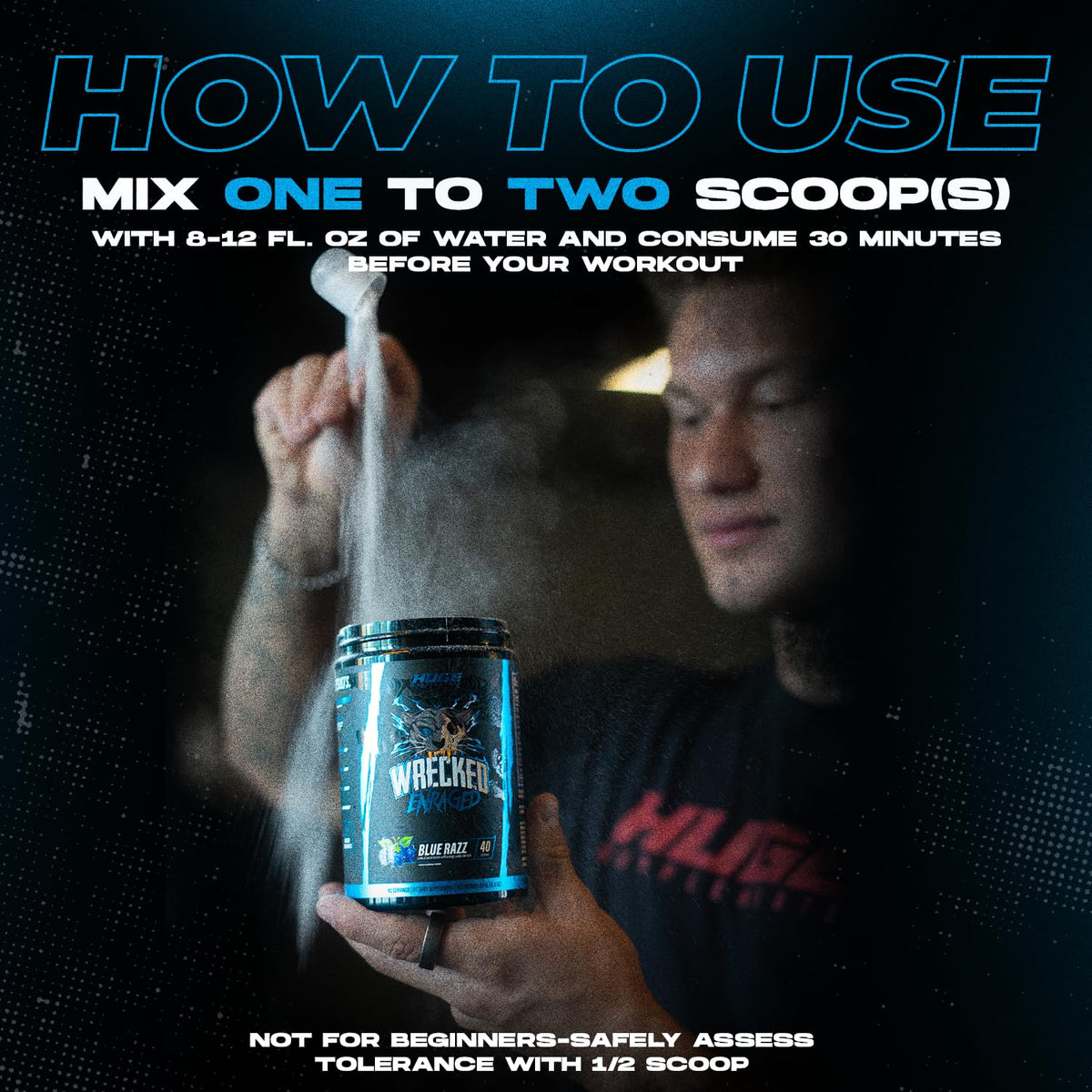 Wrecked pre workout with powerful ingredients
