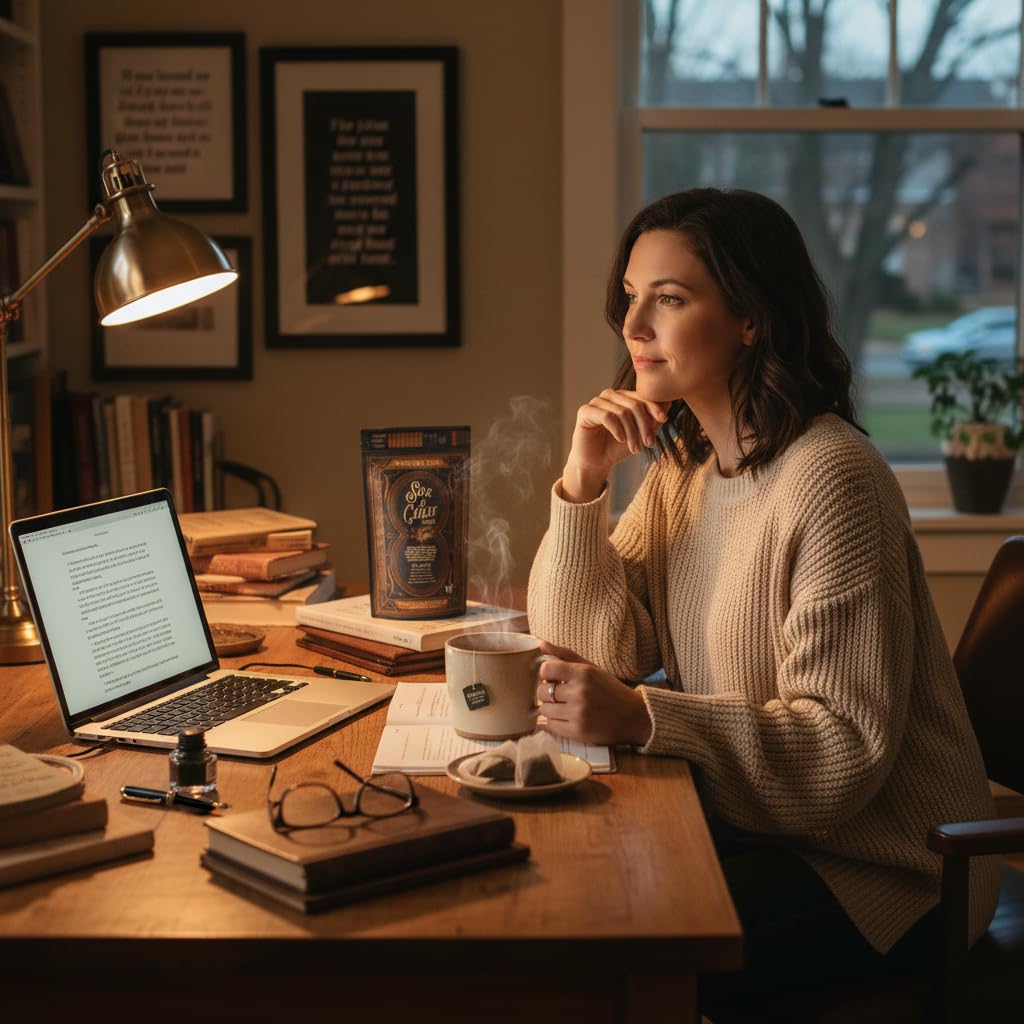 writer's tea for peaceful nights