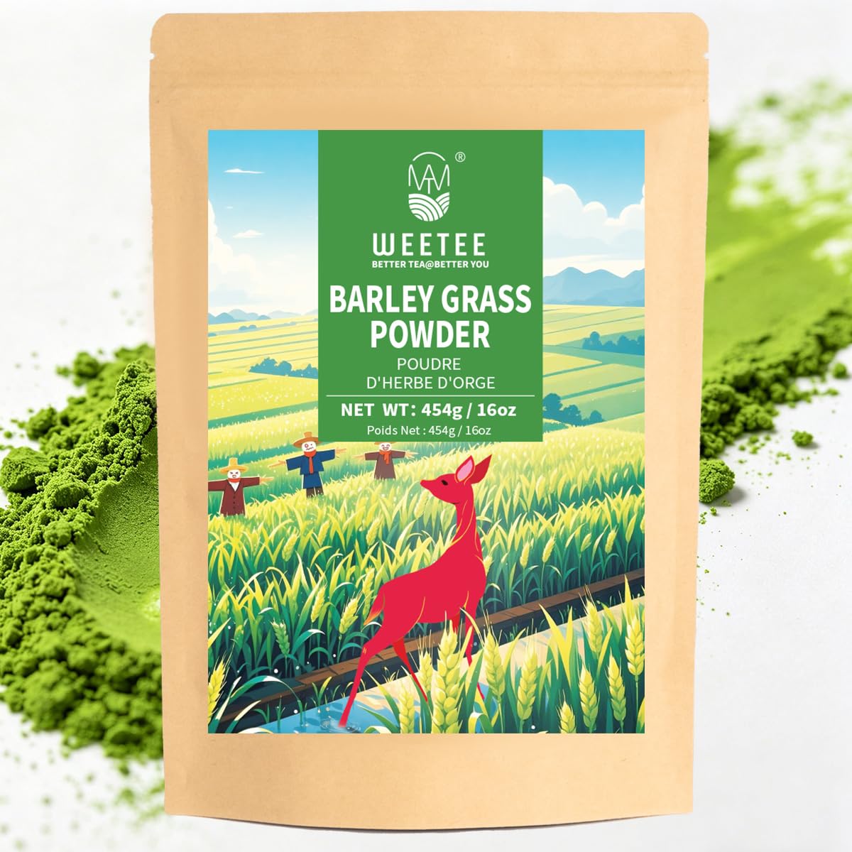 WT WEETEE barley grass powder benefits