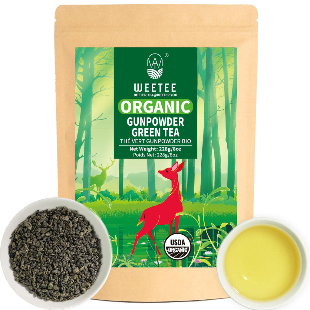 WT WEETEE organic gunpowder green tea