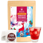 WT WEETEE organic hibiscus tea bags