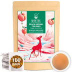WT WEETEE peach herbal tea bags