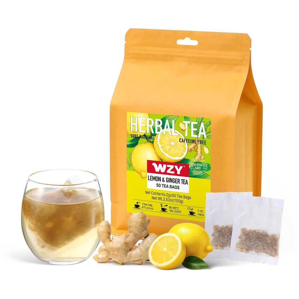 WZY lemon ginger tea bags