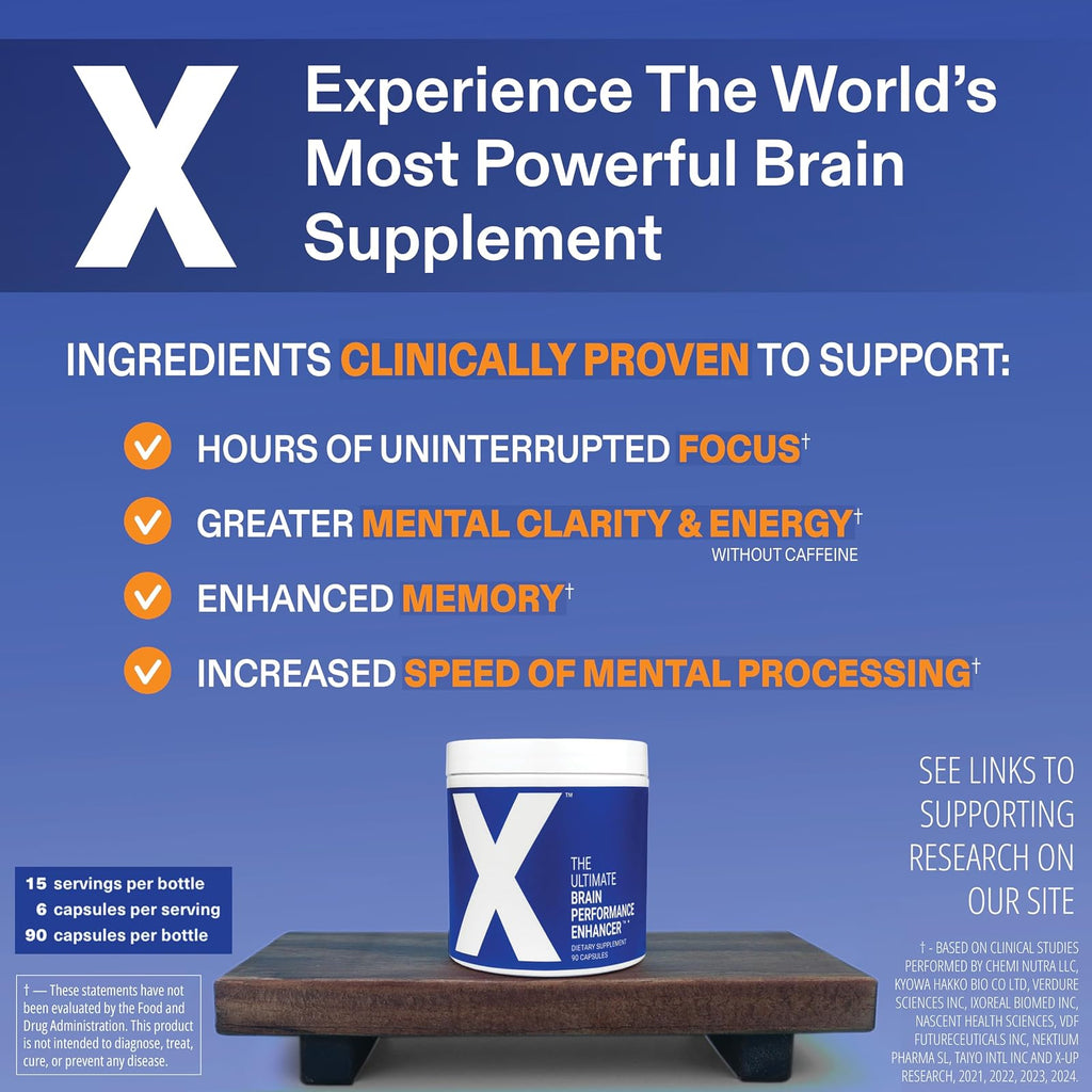 X Brain Performance multivitamin for women