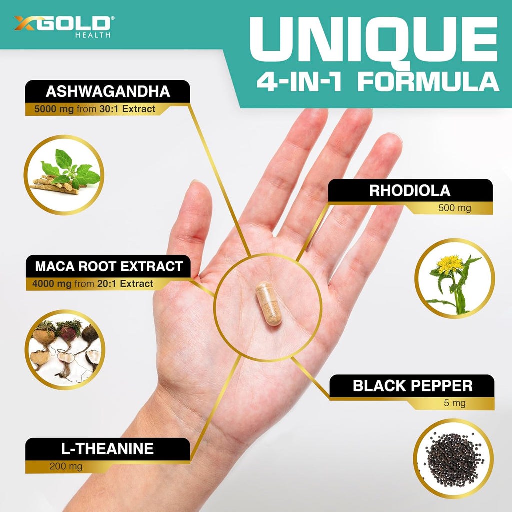 X Gold ashwagandha capsules for better sleep