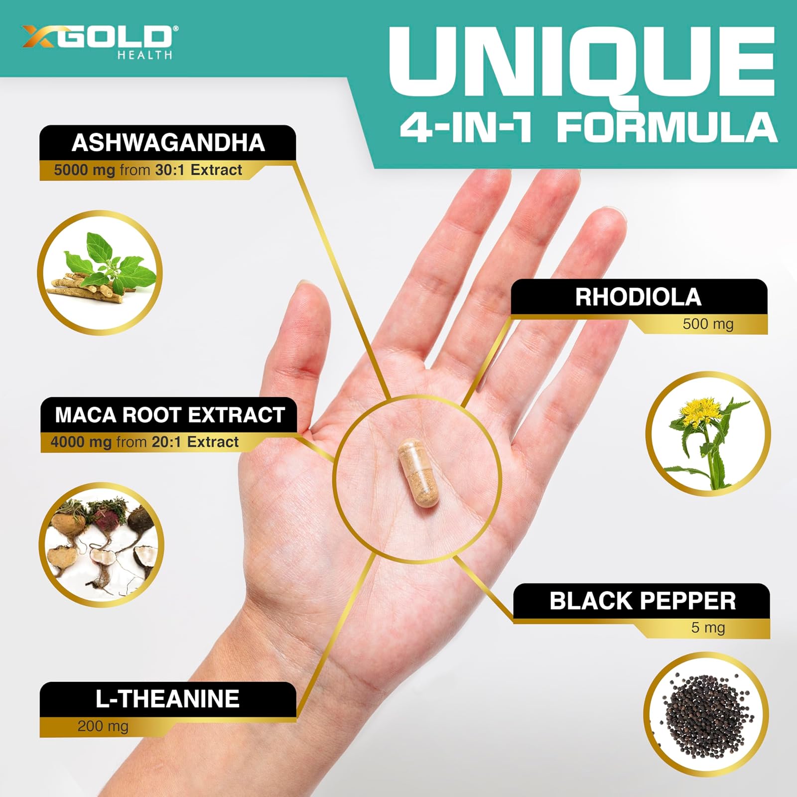 X Gold ashwagandha capsules for better sleep