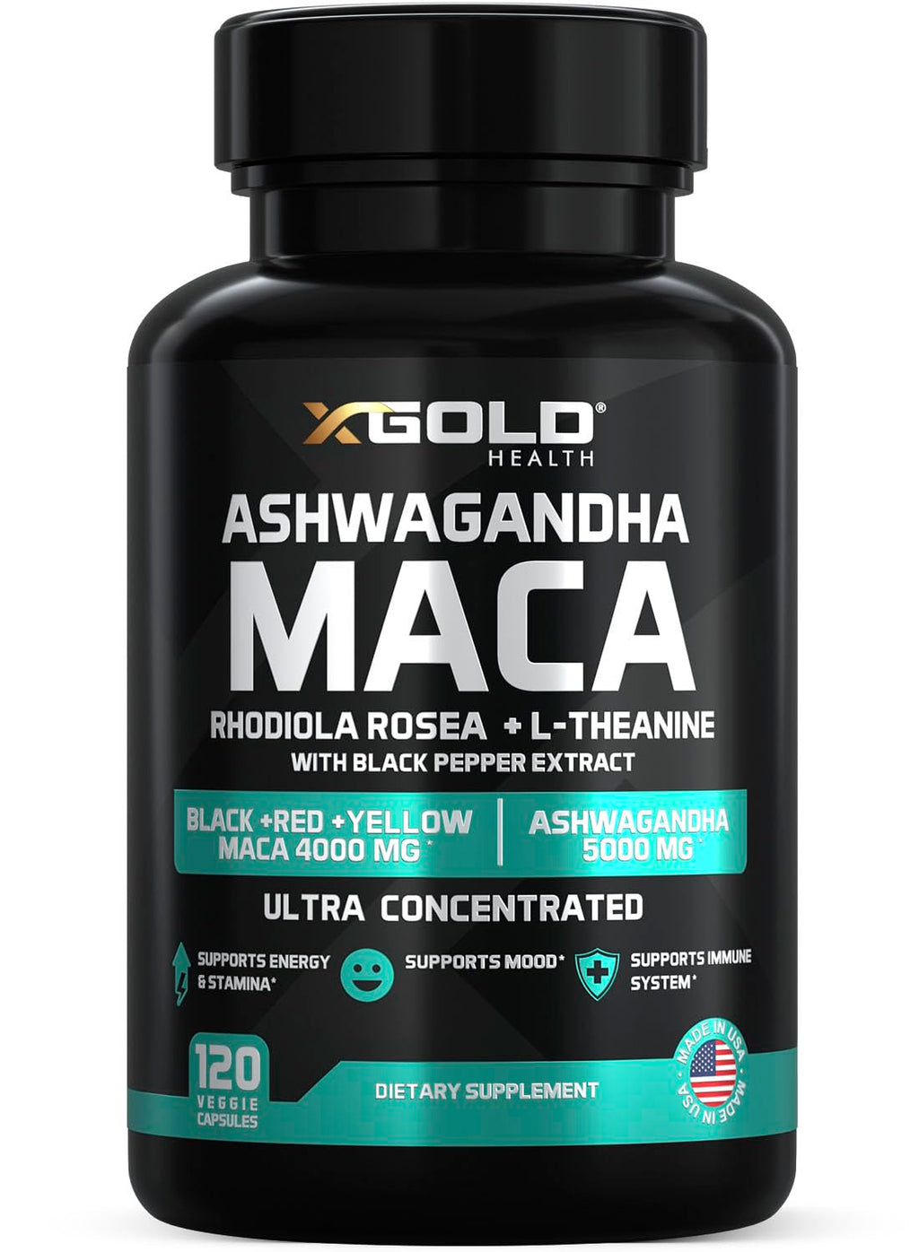 X Gold ashwagandha capsules for stress relief