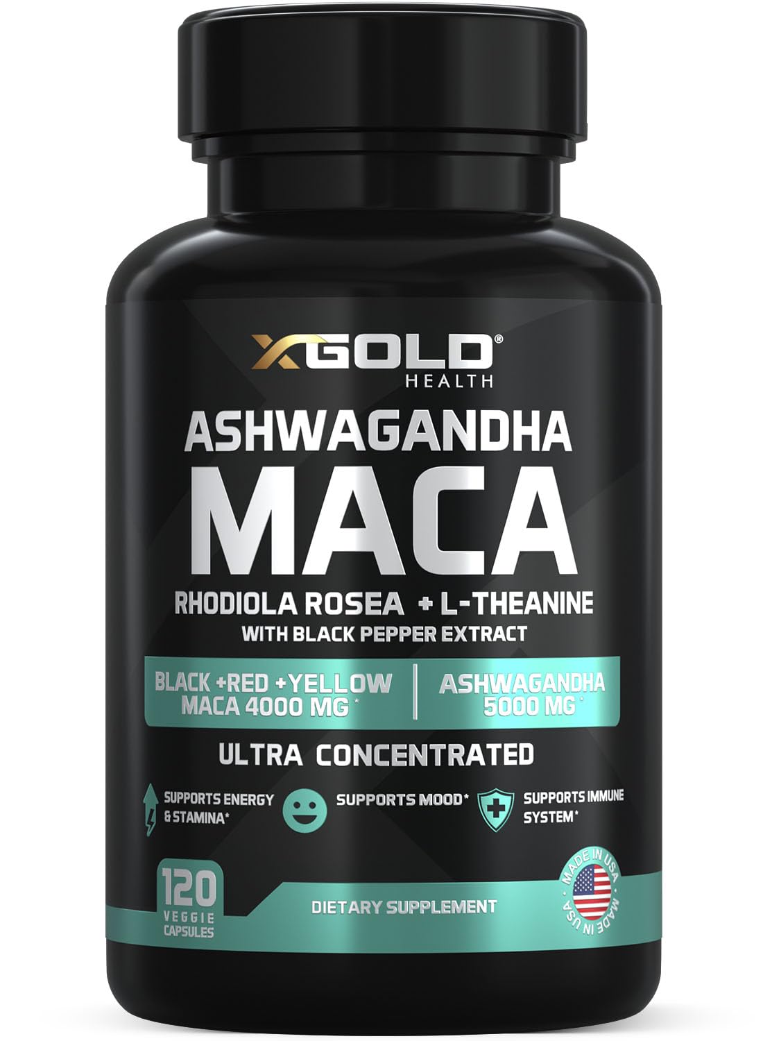 X Gold ashwagandha capsules for stress relief