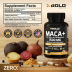 X Gold Health maca root supplement