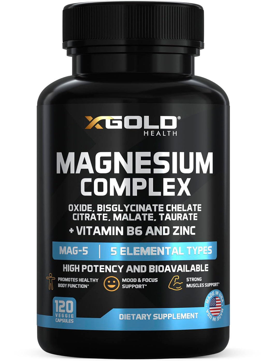 X GOLD HEALTH magnesium complex capsules