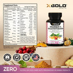 X Gold Health multivitamins for seniors