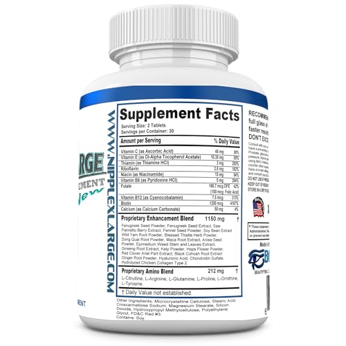 X-Large herbal supplement for bigger nipples