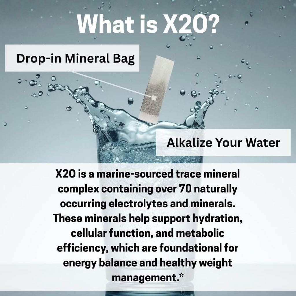 X2O trace minerals for hydration