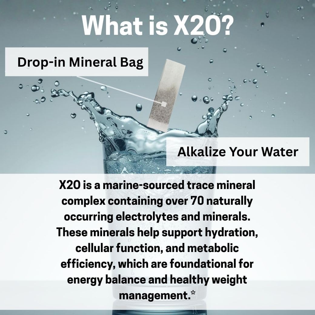 X2O trace minerals for hydration