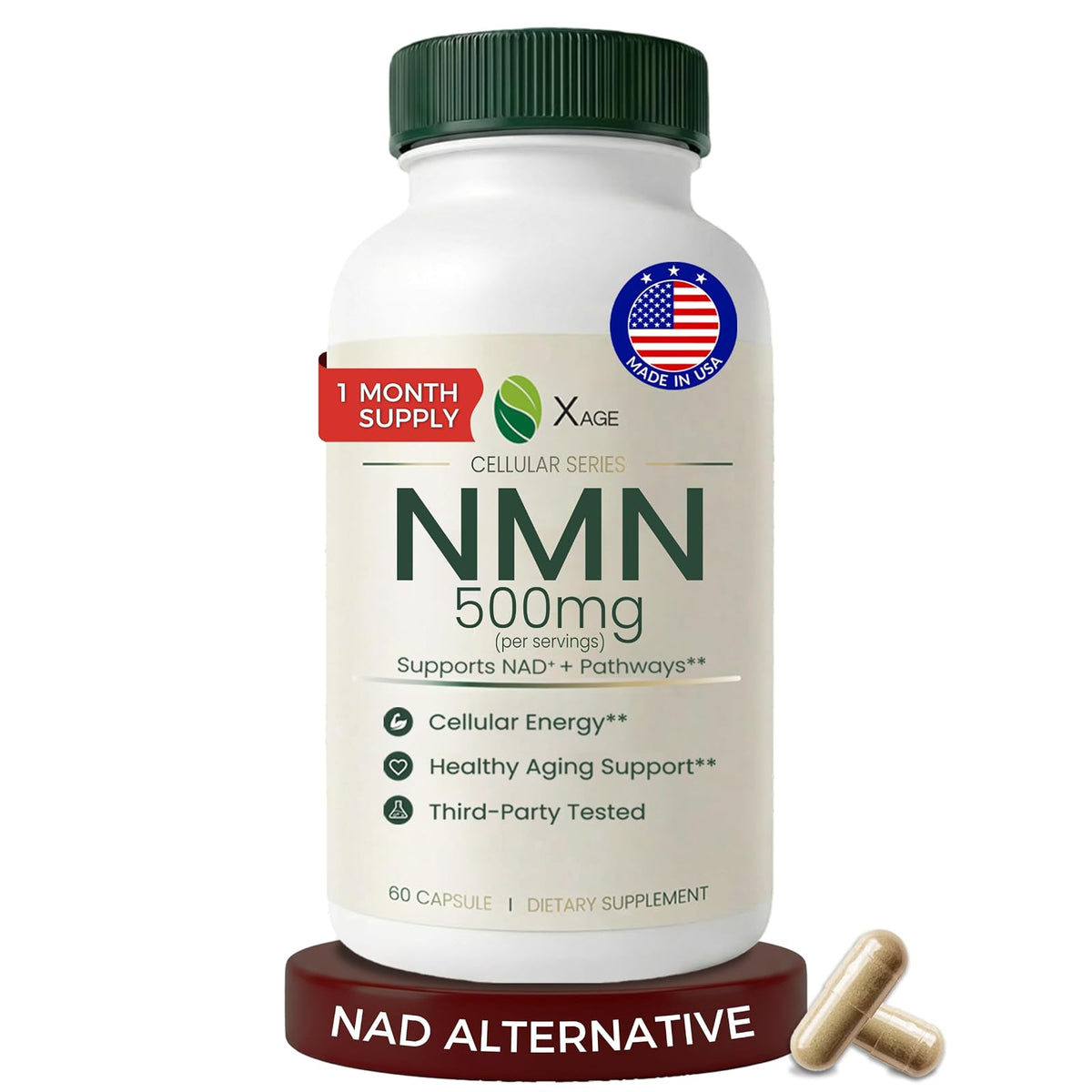 XAGE NMN supplement for energy