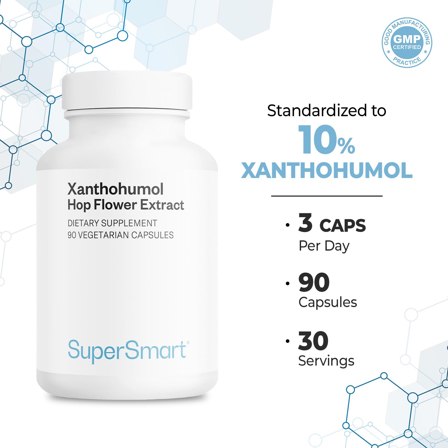 Xanthohumol capsules for daily wellness