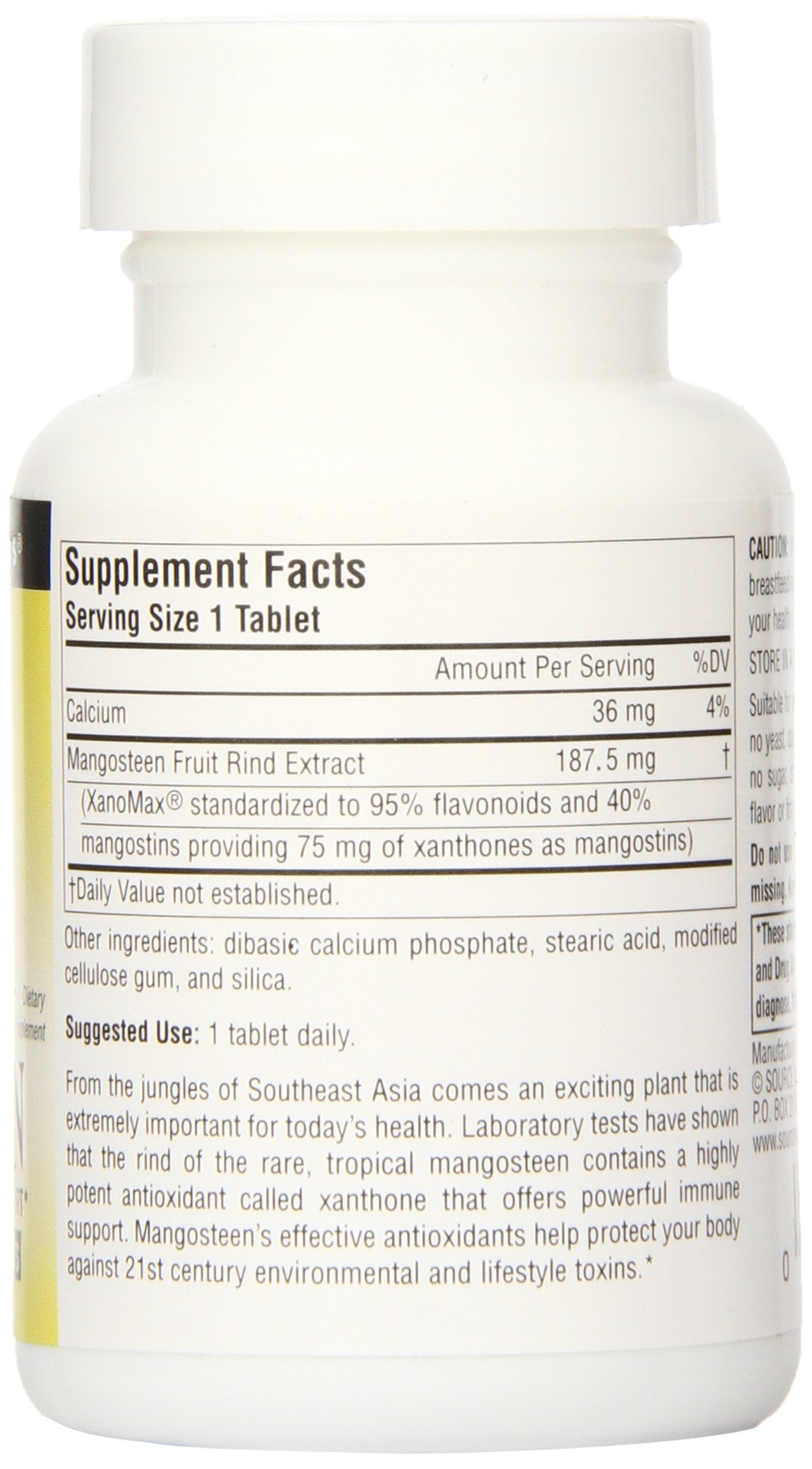 Xanthones rich supplement for antioxidants