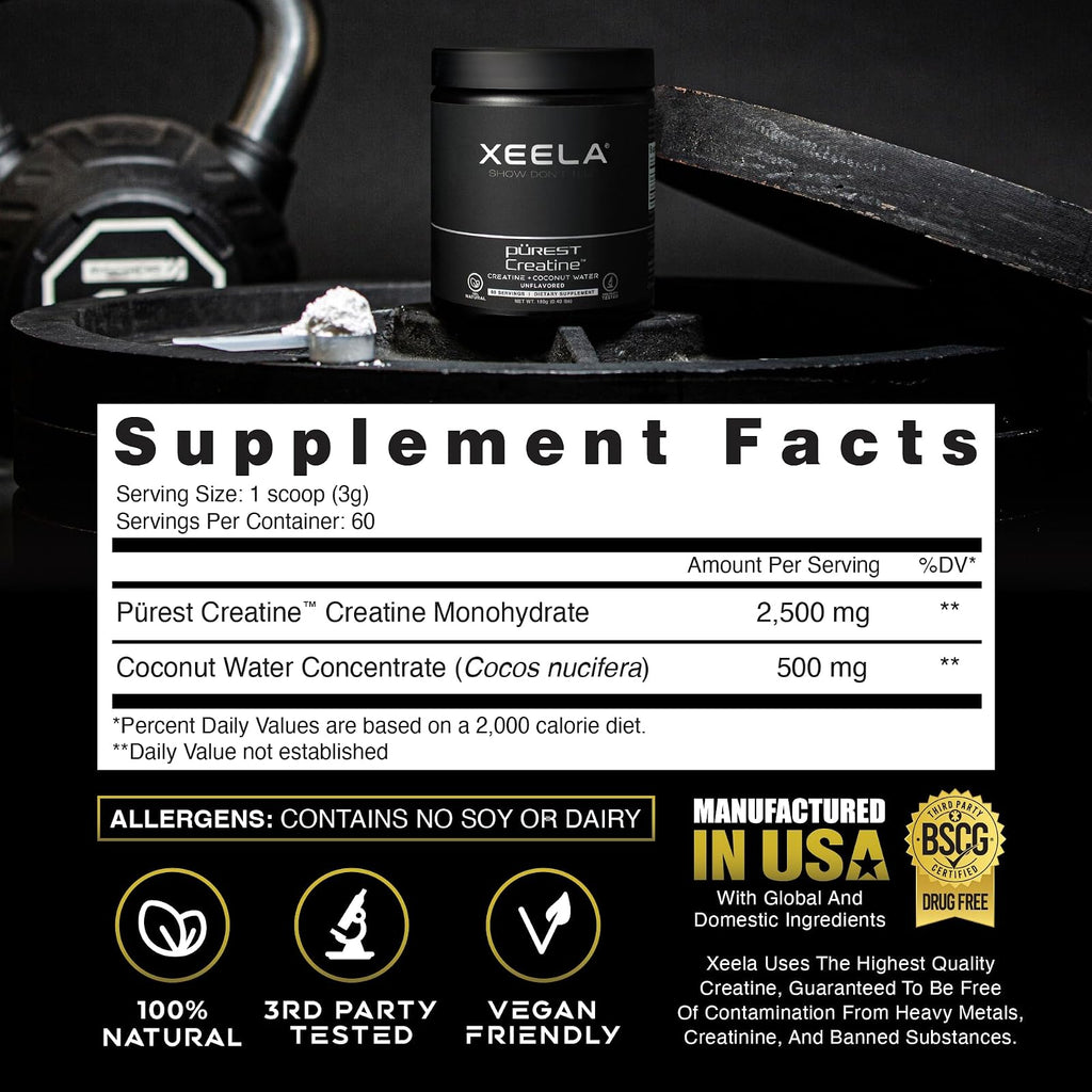 XEELA creatine for strength training