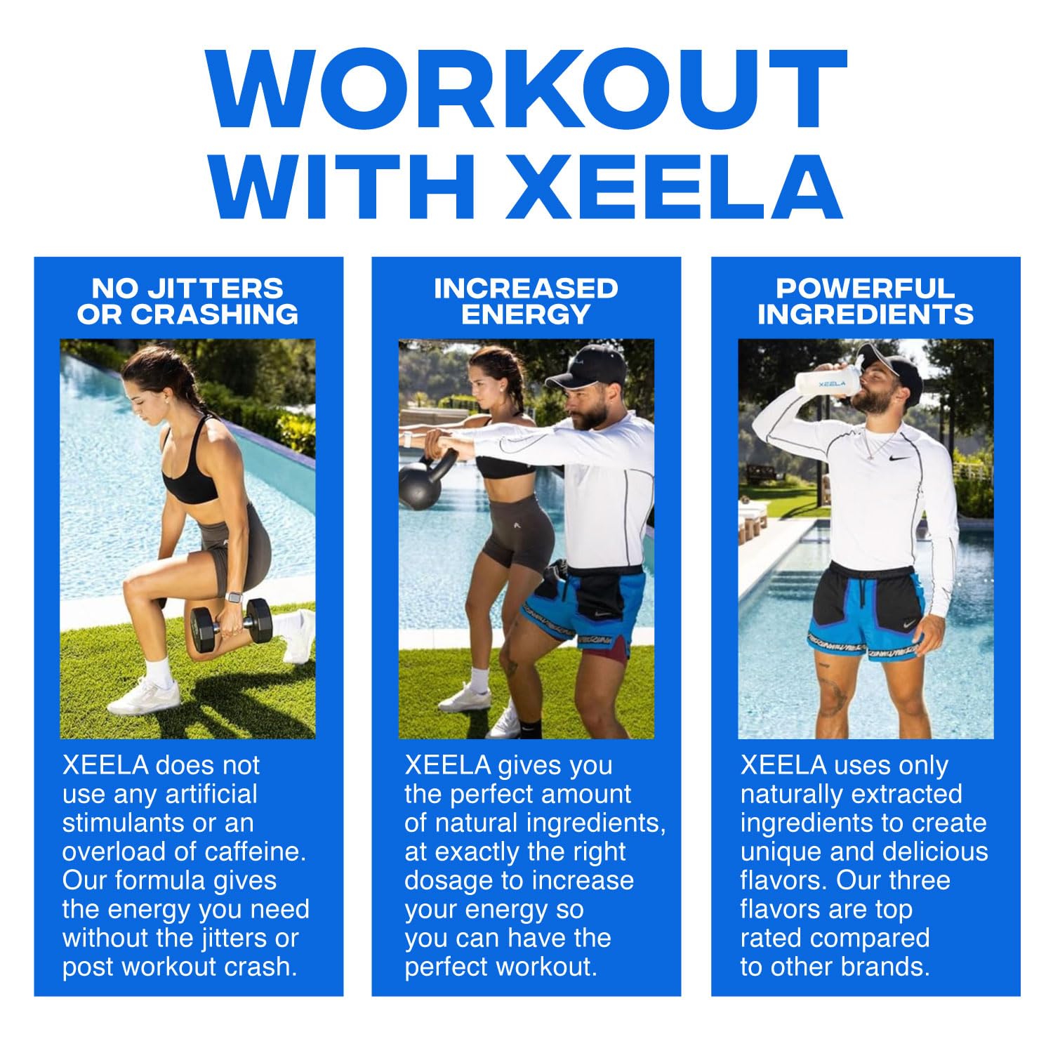 XEELA pre-workout for enhanced performance