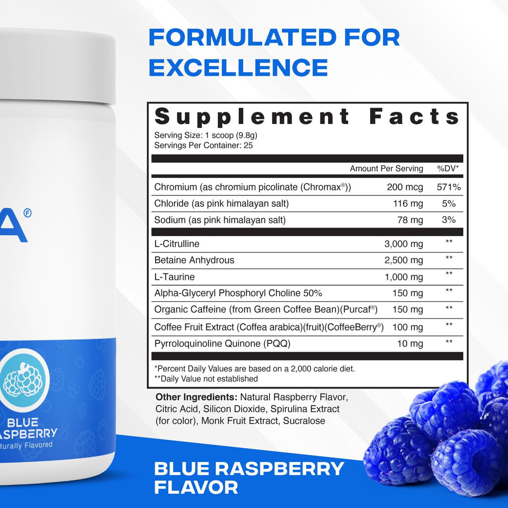 XEELA pre-workout for intense workouts