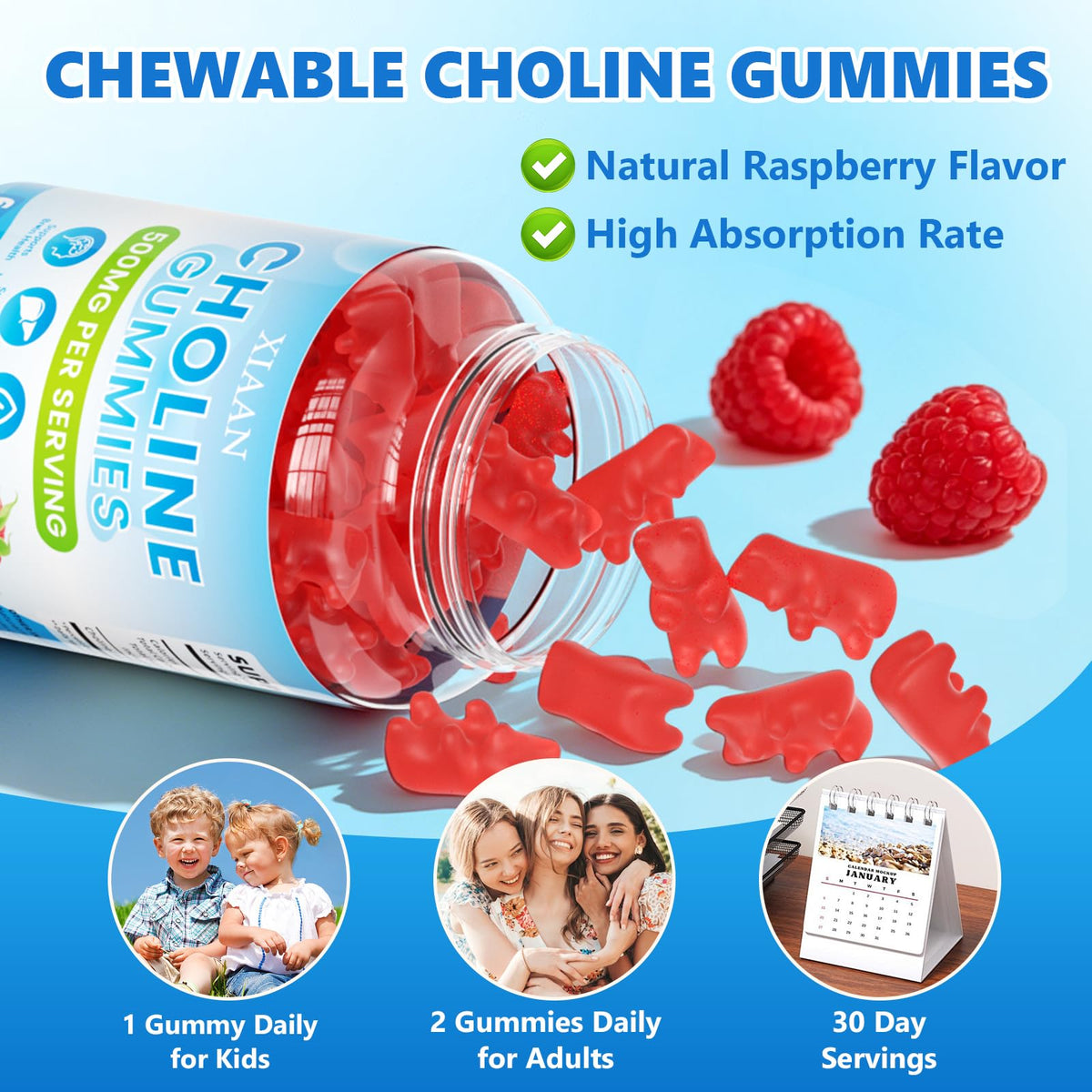 XIAAN Choline for enhanced memory