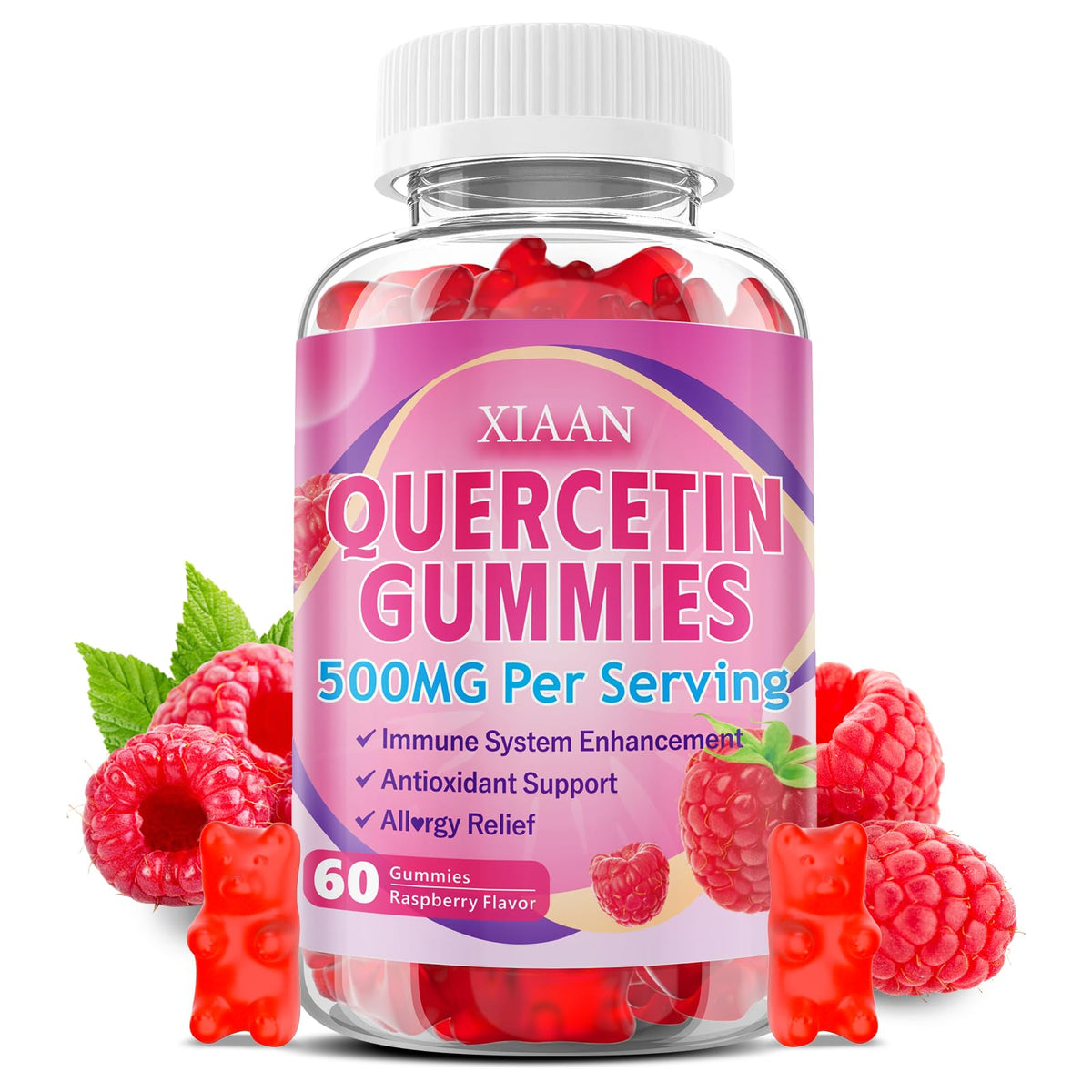 XIAAN Quercetin gummies for immunity