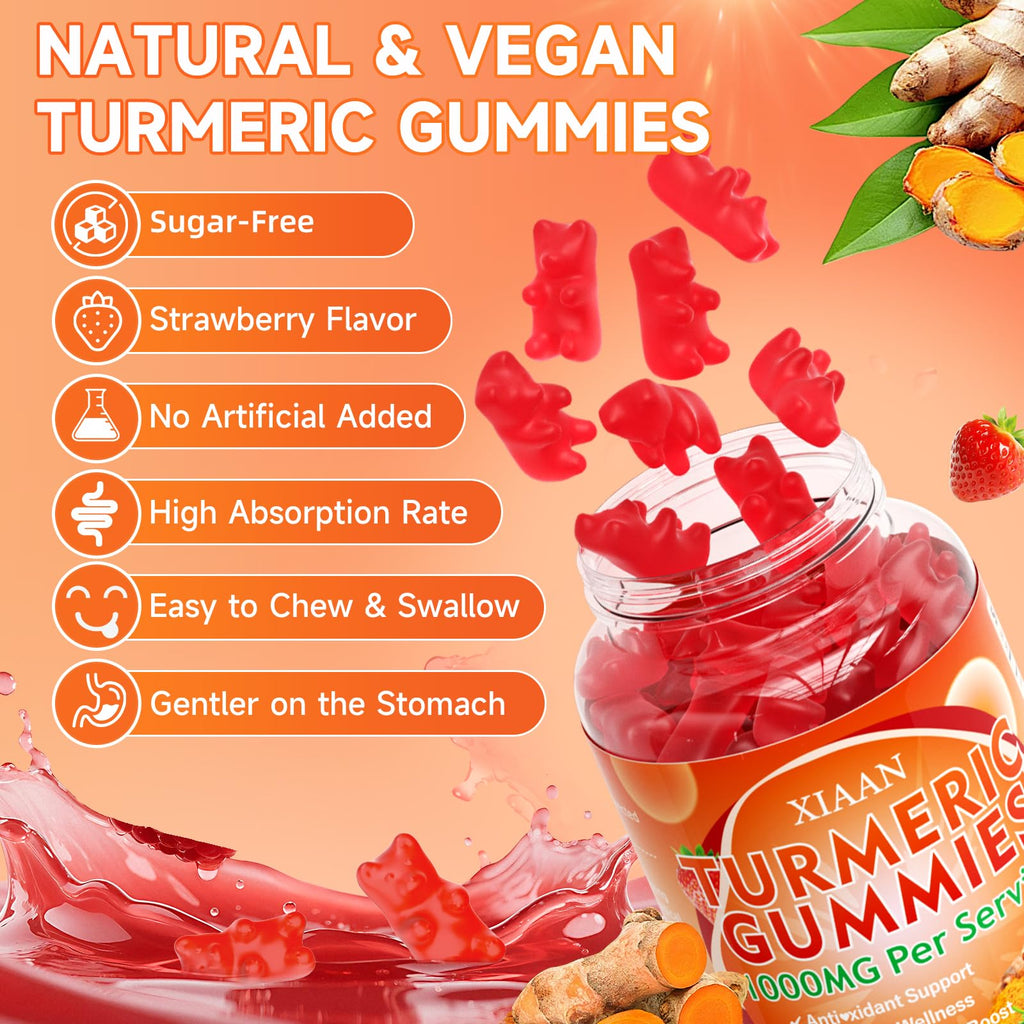 XIAAN turmeric gummies for digestive health