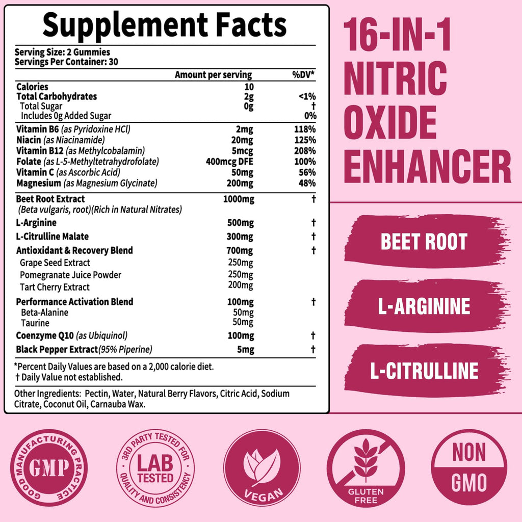 XIHOLIY beet root gummies immune support
