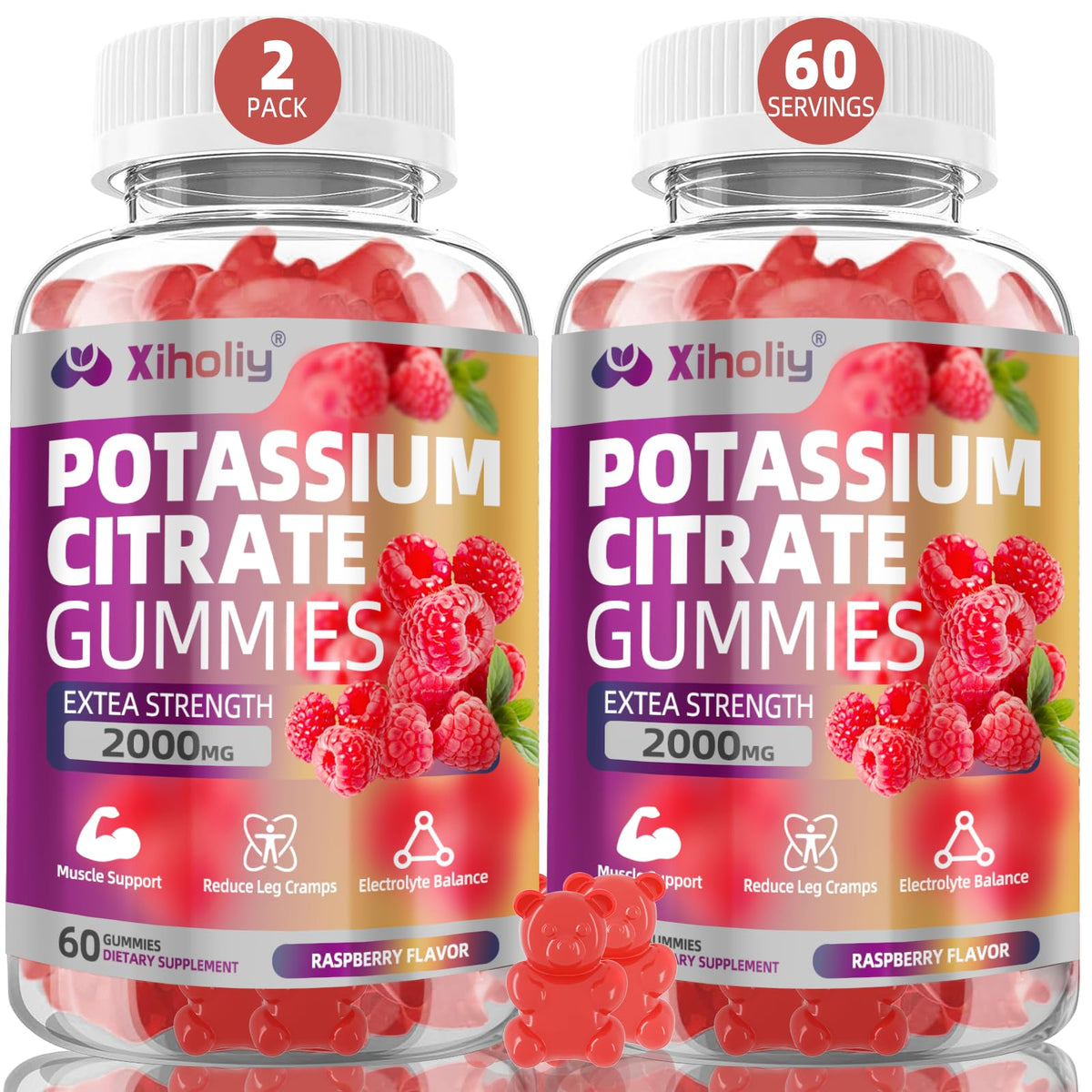 XIHOLIY potassium citrate gummies for energy
