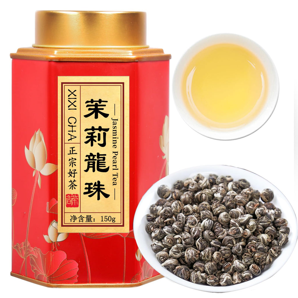 XIXICHA jasmine pearls loose leaf tea