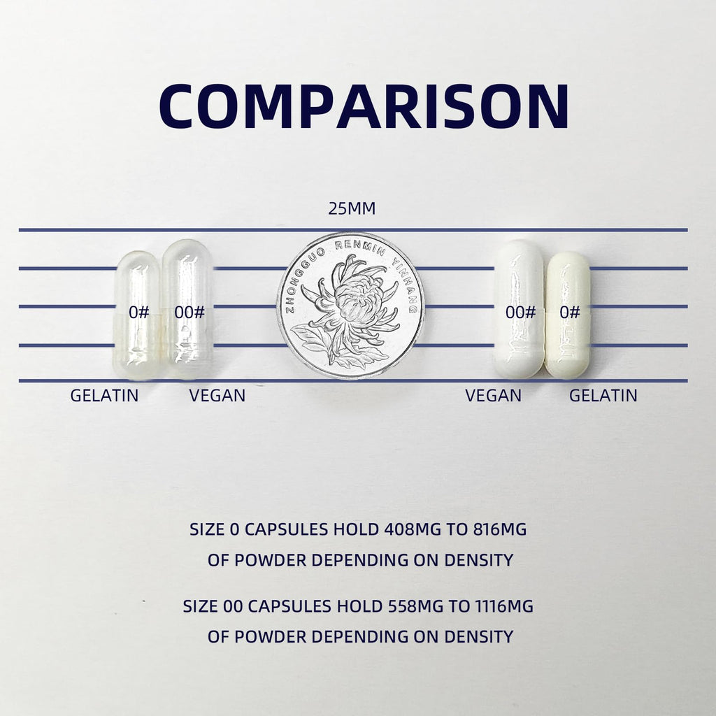 Xking size capsules for custom vitamin mixes