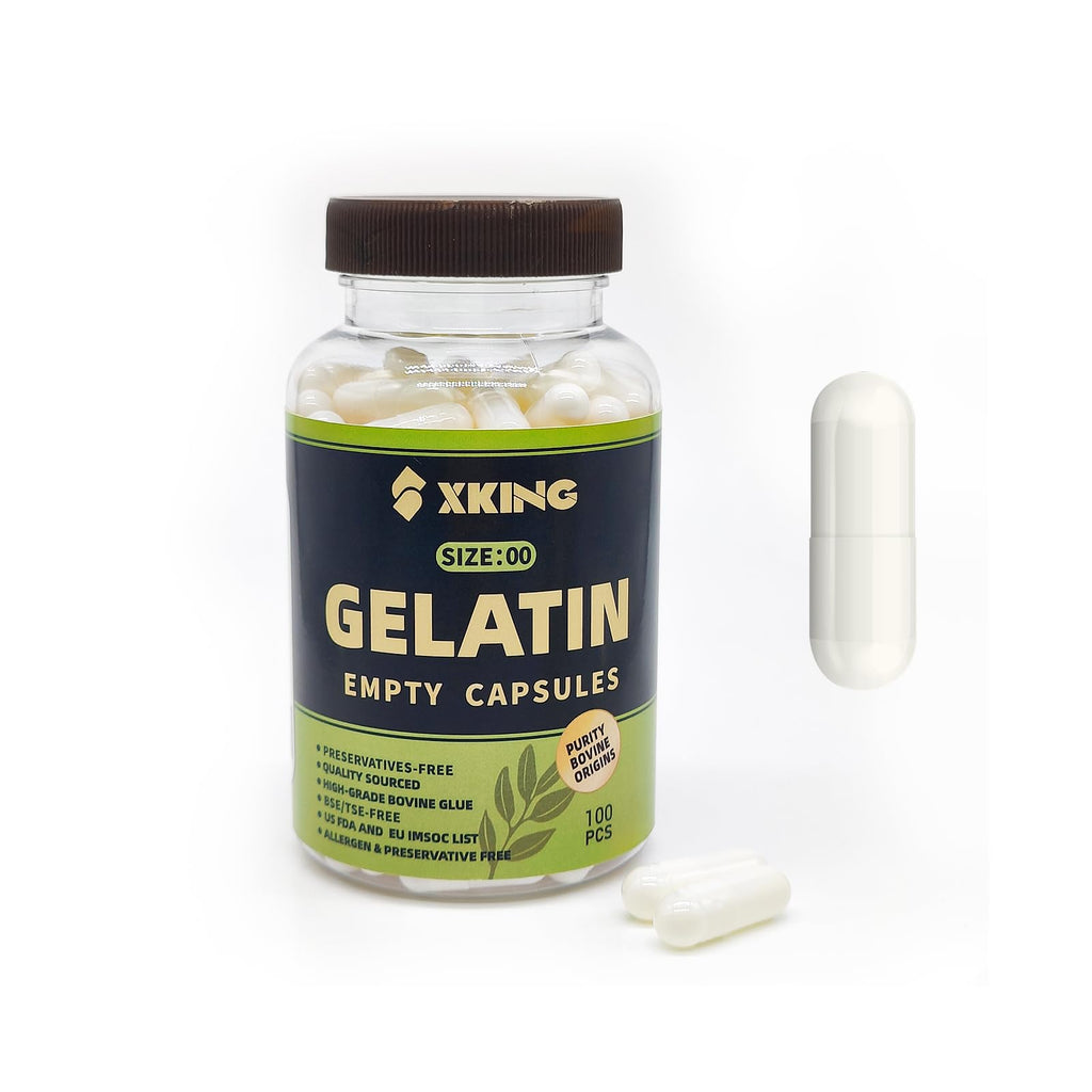 Xking size gelatin capsules for supplements