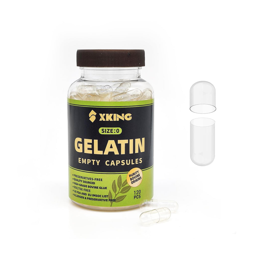 Xking size gelatin capsules for supplements