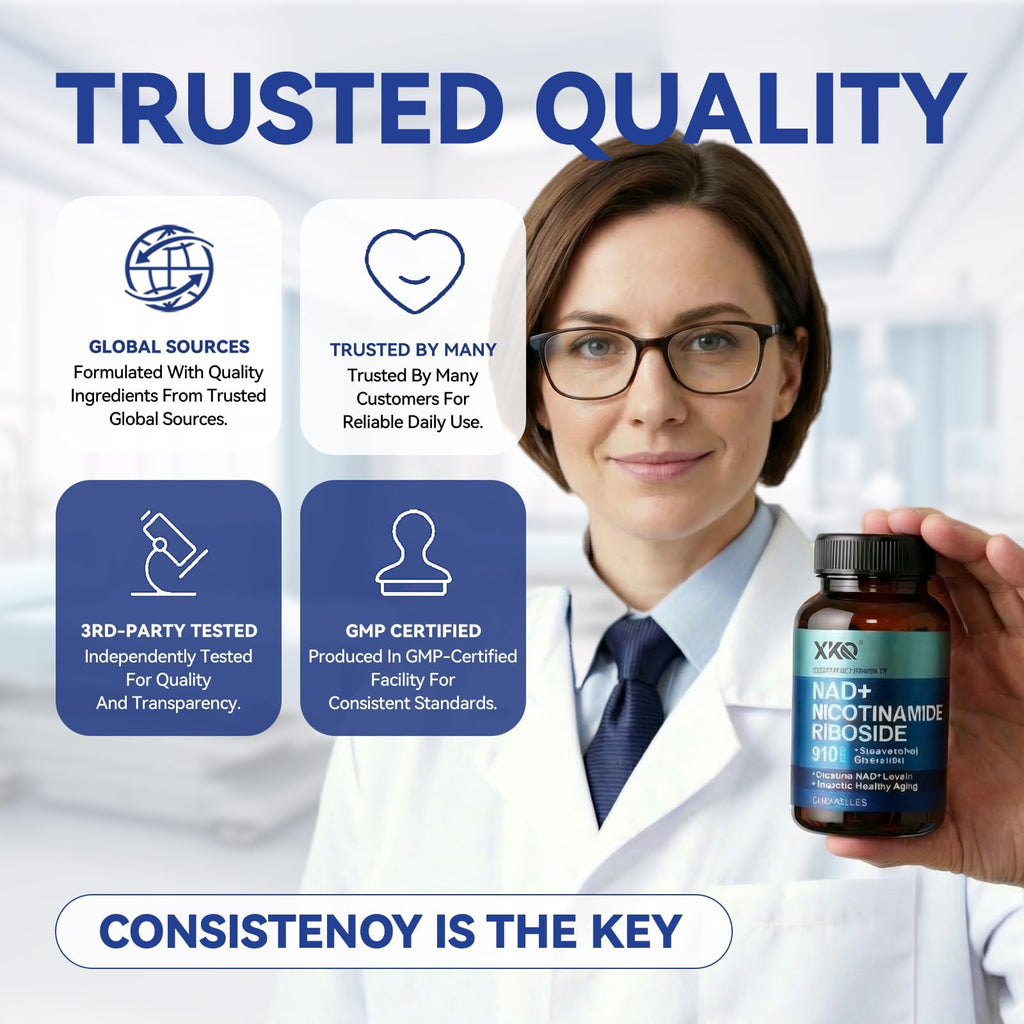 XKQ NAD support cellular health