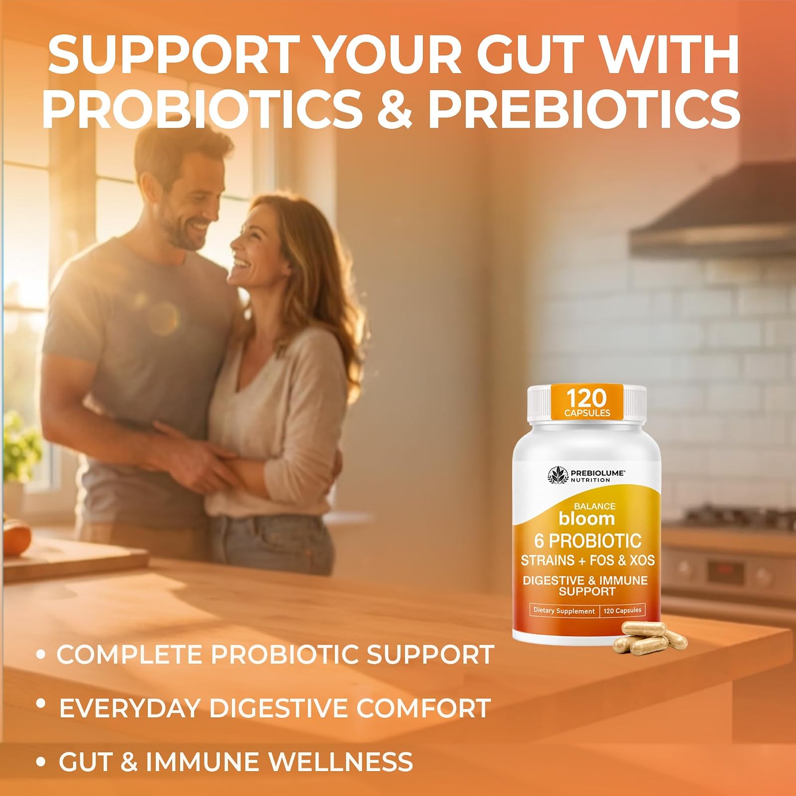 XOS enriched probiotics for balance