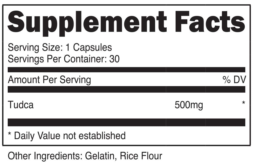 XPI TUDCA for overall health improvement