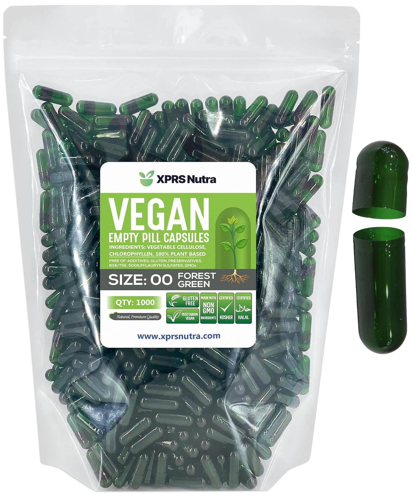 XPRS Nutra empty capsules for multivitamins