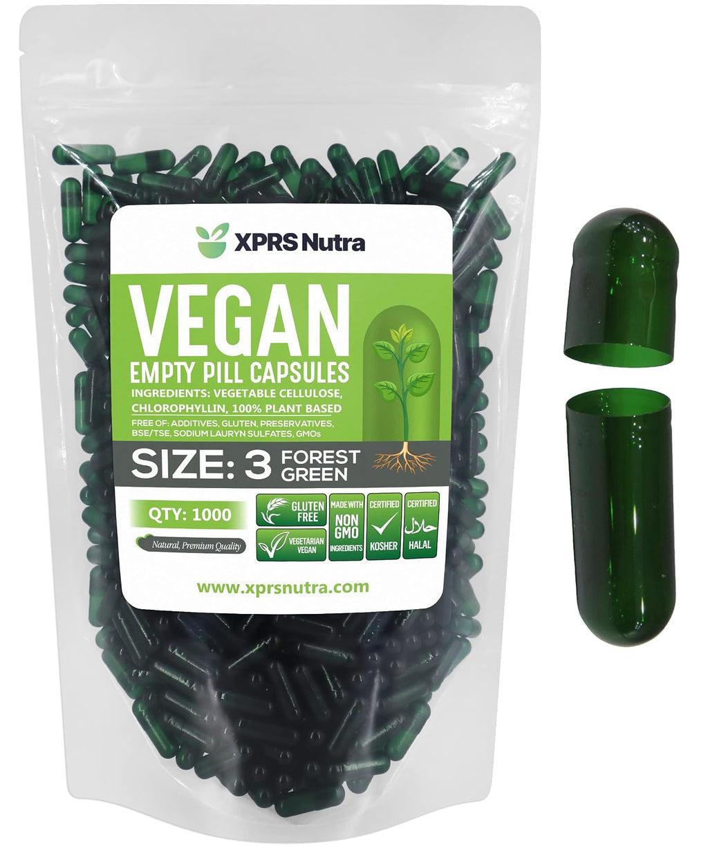 XPRS Nutra empty capsules for multivitamins